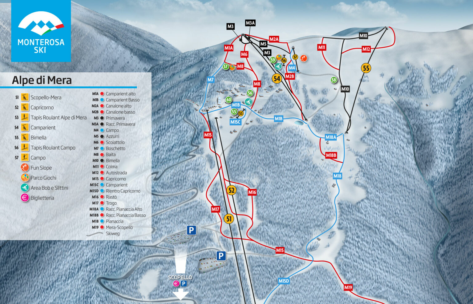 Skipass Alpe di Mera: no code in cassa, paghi il tempo effettivo